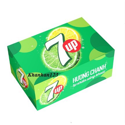 THÙNG 24 LON 7 UP HƯƠNG CHANH 320ML/ 7UP | Shopee Việt Nam