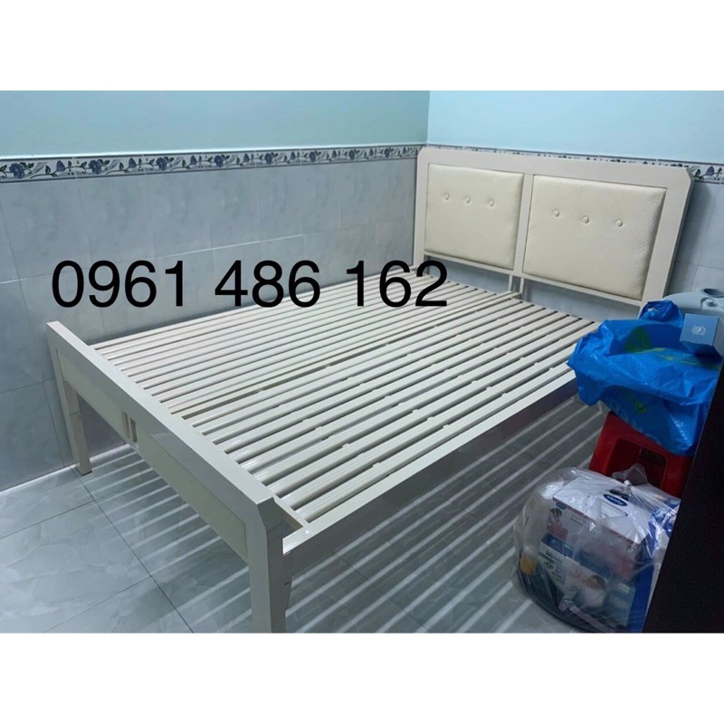 Giường khung hộp 4x8 cao cấp - 1m6x2m - bảo hành 2 năm -freeship hcm ...