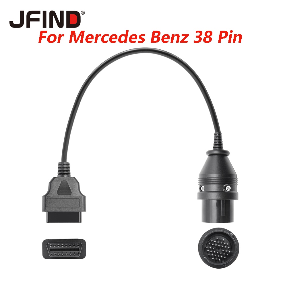 Dành Cho Xe Mercedes BENZ 38PIN OBD2 Cáp Nối Dài 38 Pin Đến 16Pin Cáp ...