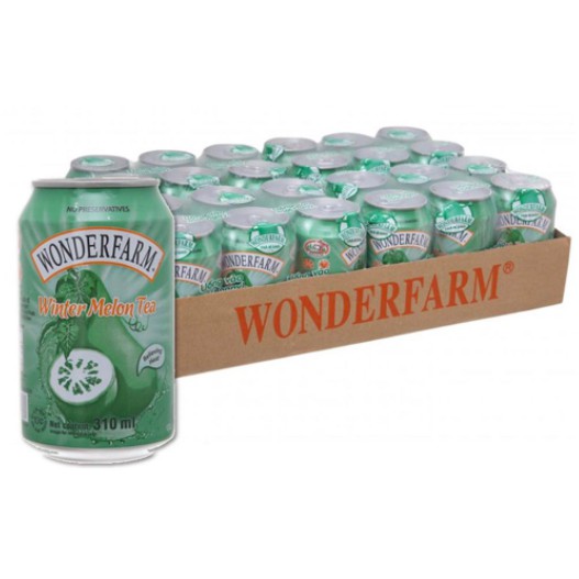 THÙNG 24 LON TRÀ WONDERFARM 310ML CÁC VỊ BÍ ĐAO/CHANH DÂY/ ME/NƯỚC YẾN ...