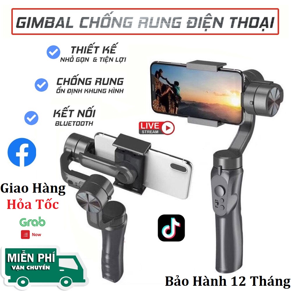 Gimbal F6 Chống Rung 3 Trục Cho Điện Thoại - Gậy Chống Rung Hỗ Trợ Quay Video Chụp Ảnh Cao Cấp ...