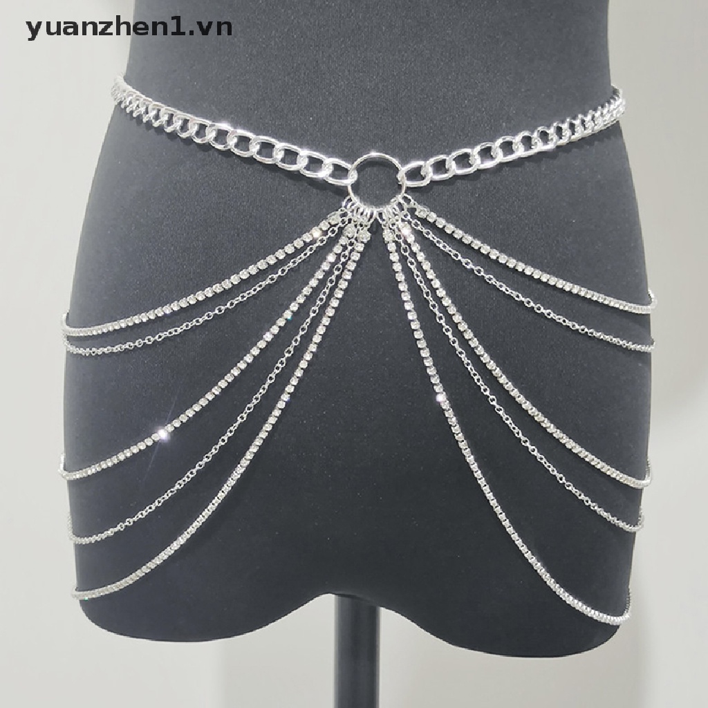 ZHEN Sexy Waist Chain Belt Belly Body Chain Jewelry For Women Party ...