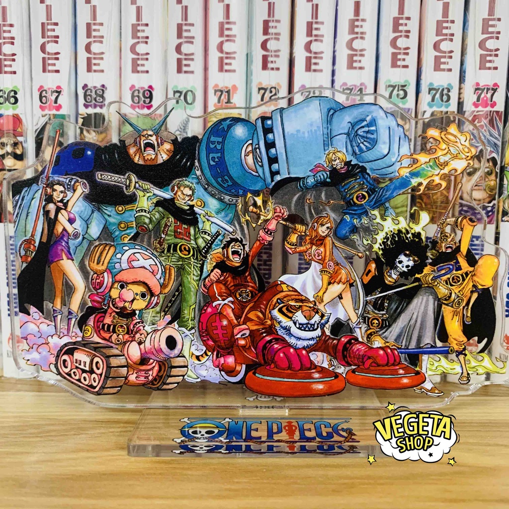 Mô Hình Tượng Standee Acrylic Mica 2 mặt - One Piece - Luffy Zoro Nami ...