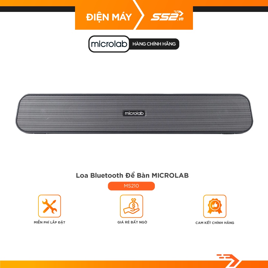 Loa Bluetooth Để Bàn Microlab MS210 Hỗ Trợ Kết Nối FM/Thẻ nhớ/AUX/USB - Bảo Hành Chính Hãng ...