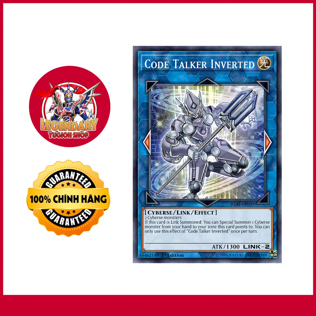 [Thẻ Bài Yugioh Chính Hãng] Code Talker Inverted | Shopee Việt Nam