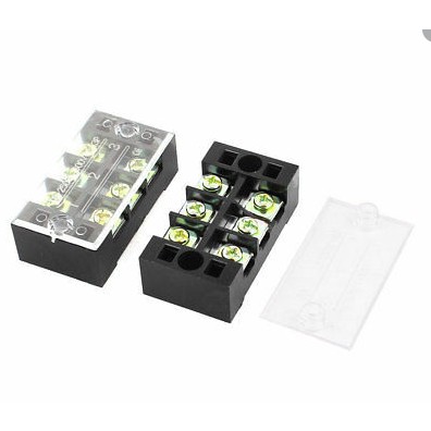 [Đơn tối thiểu 30k] Cầu Đấu Điện Domino đủ kích cỡ, TB25, 25A 3P 4P 6P 12P, lược cài Jumper 600V ...