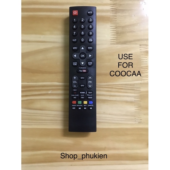 Remote tivi led COOCAA - Điều khiển tivi led COOCAA | Shopee Việt Nam