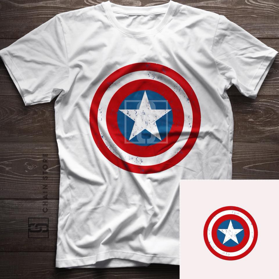 [SIÊU CHẠY] - [BÁN CHẠY] Áo phông Khiên Captain America thiết kế độc ...