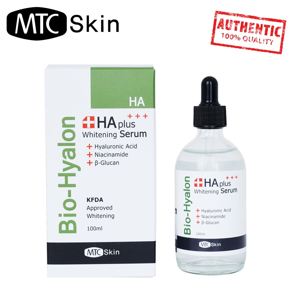 SERUM CẤP ẨM VÀ DƯỠNG TRẮNG BIO-HYALON HA PLUS WHITENING MTC SKIN 100ML ...