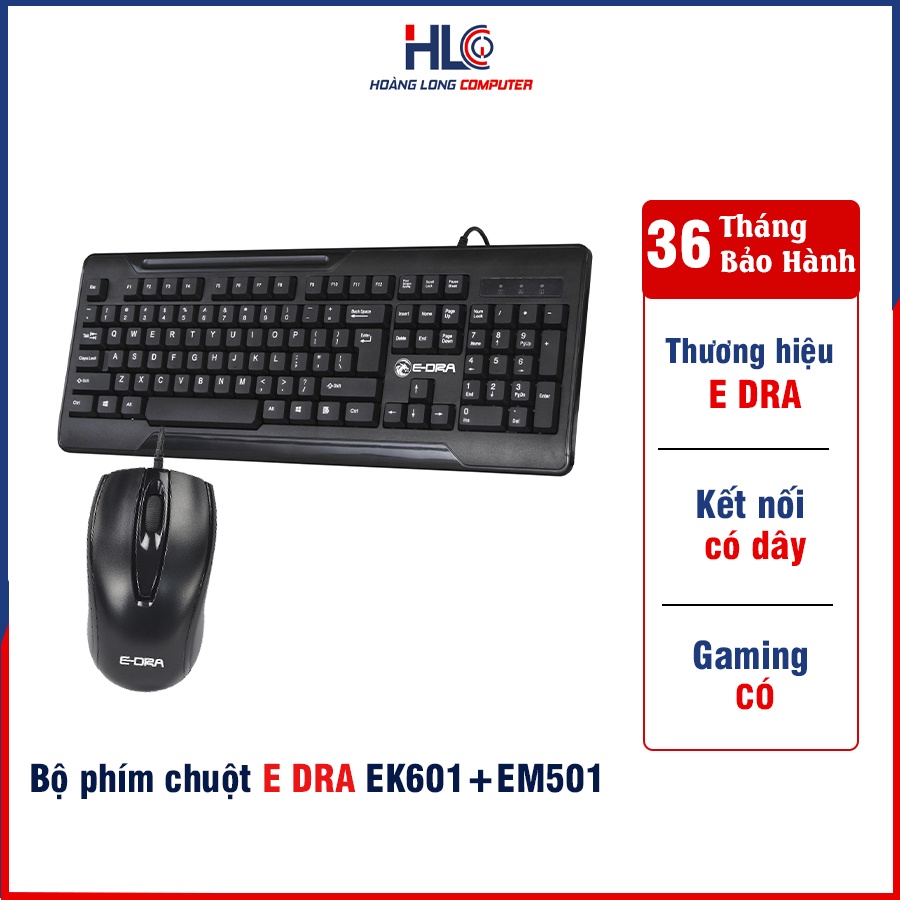 Bộ bàn phím chuột E DRA gaming siêu hot EK501 và EM601 Hàng Chính Hãng ...