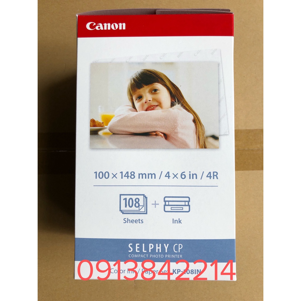 Canon KP108 ( giấy máy in ảnh canon selphy cp1000/cp1200/cp1300/cp910 ...