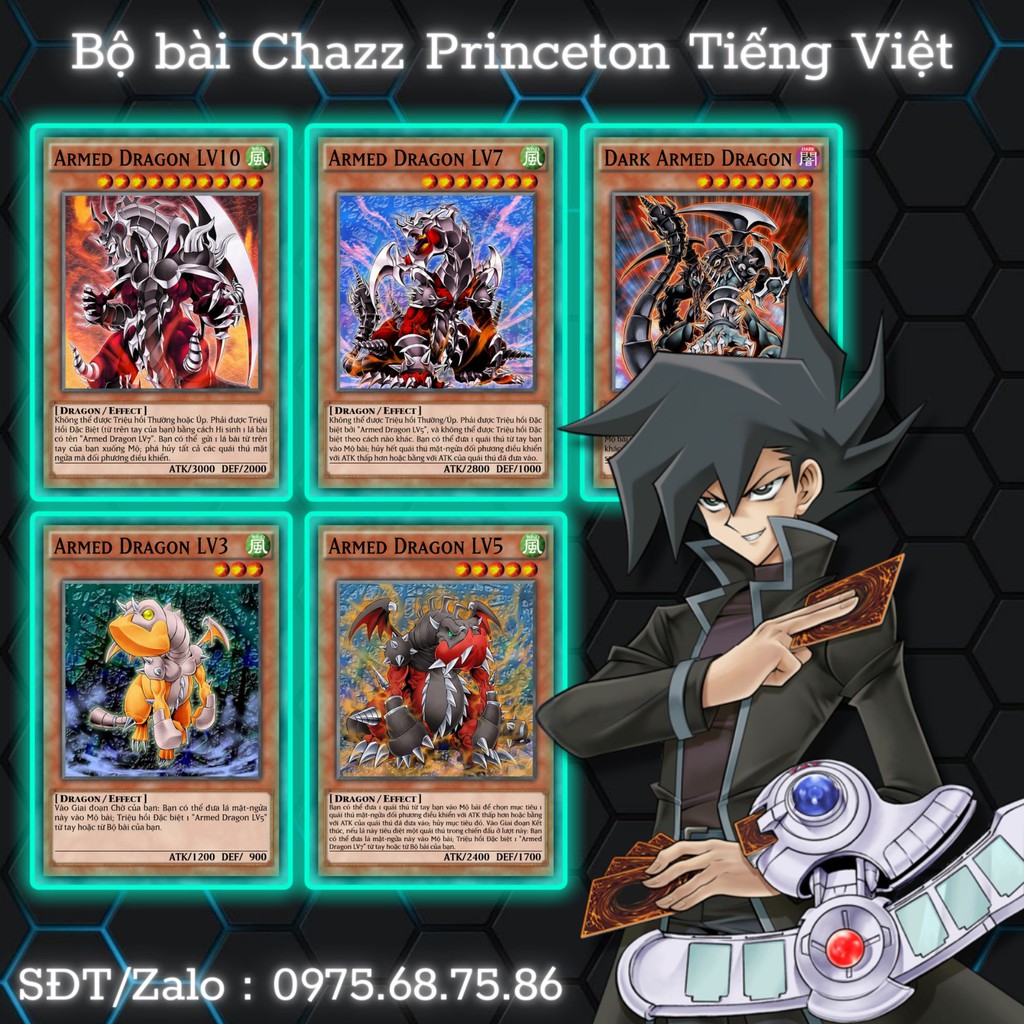 Bài Yugioh Tiếng Việt - Bộ bài Chazz Princeton | Shopee Việt Nam