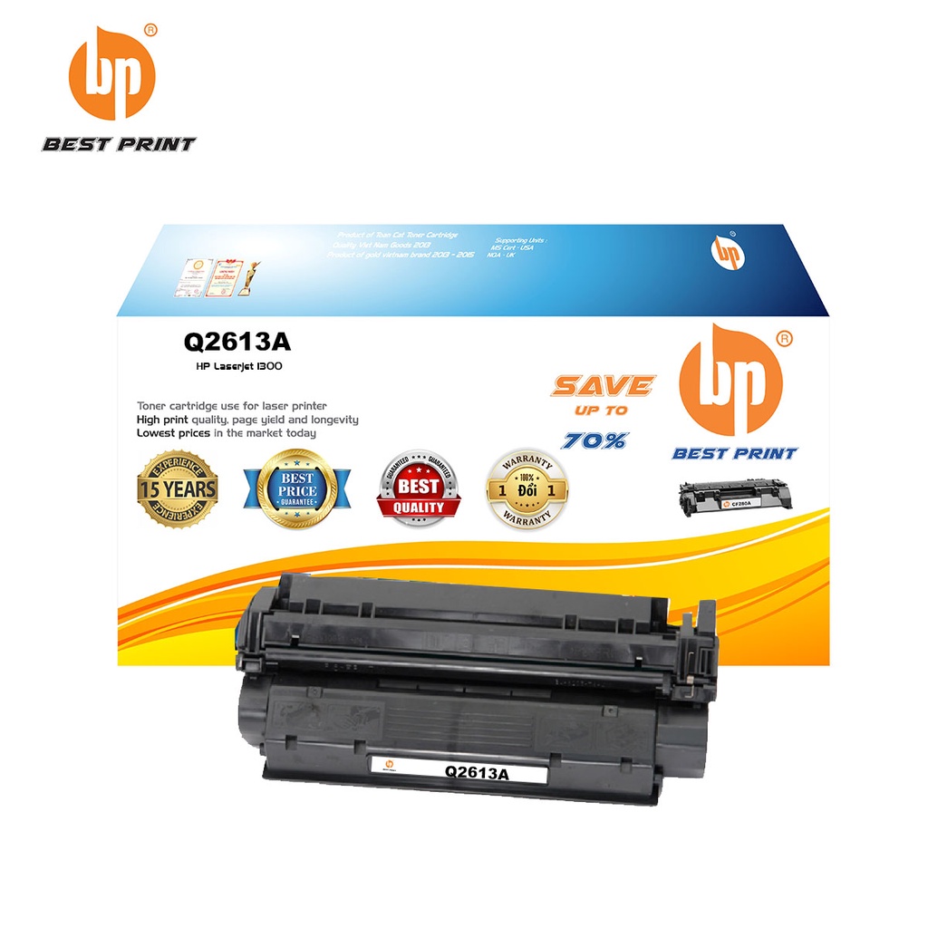 Hộp mực in BEST PRINT Q2613A dùng cho máy in HP Laserjet 1300 | Shopee ...