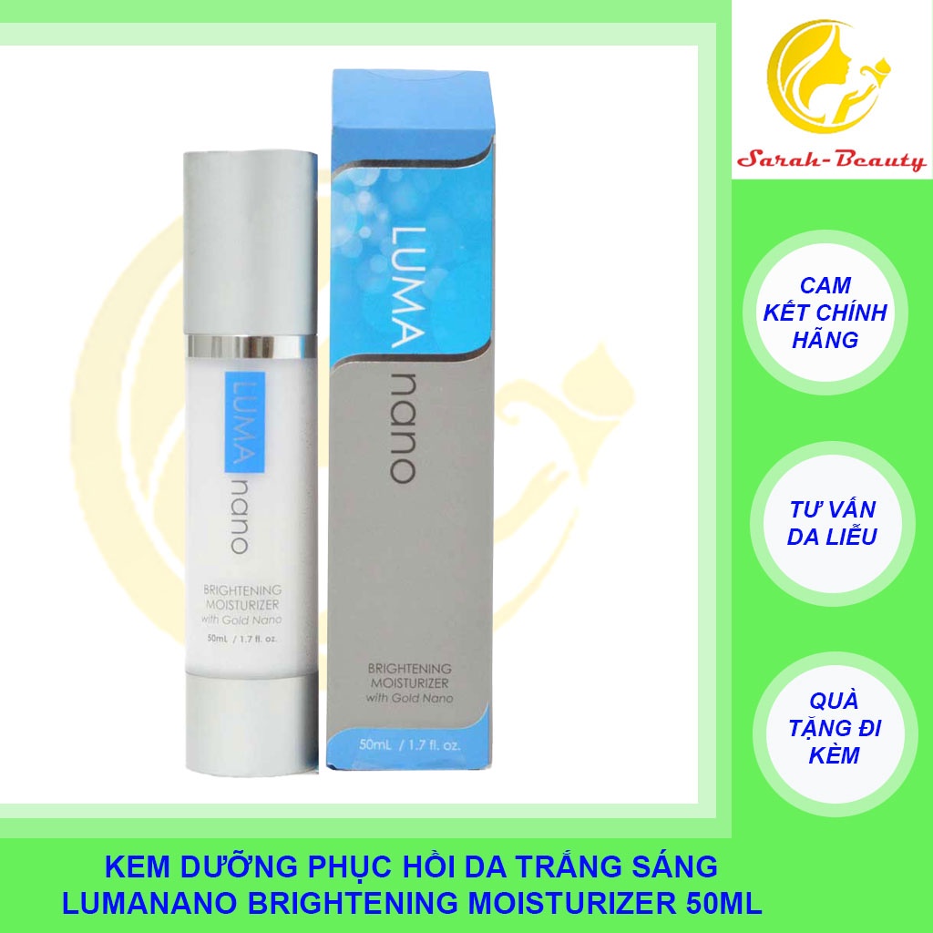 Luma Nano - [Chính Hãng] Kem dưỡng trắng sáng da Brightening Moisturizer Luma Nano 50ml | Shopee ...