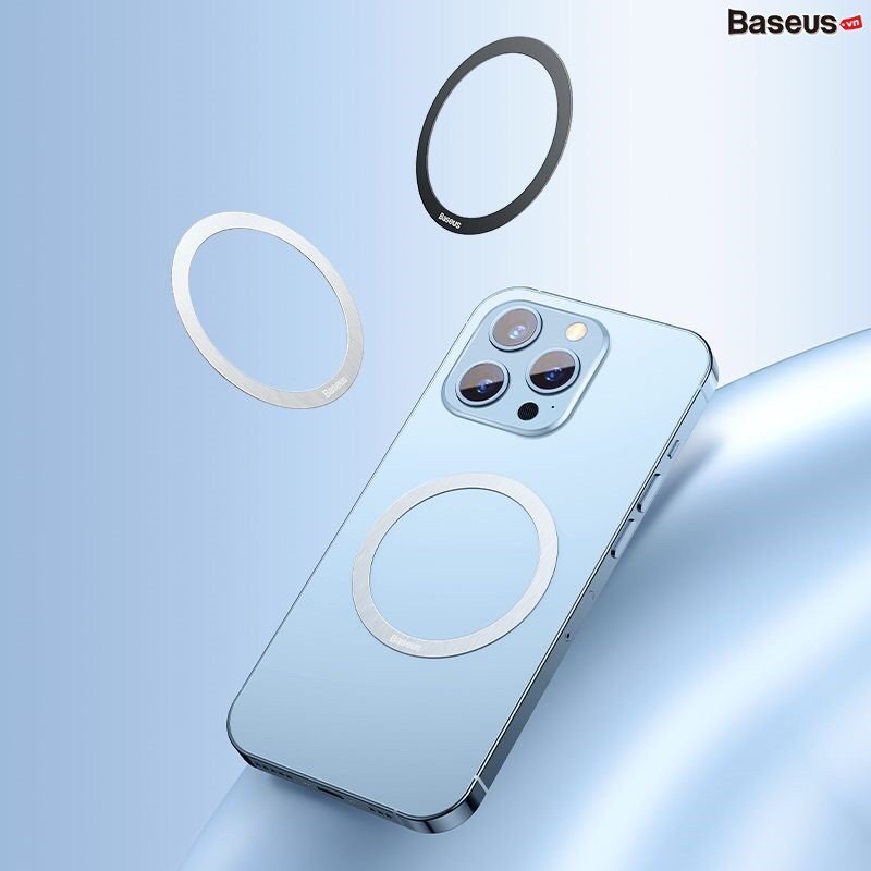 Vòng Kim Loại MagSafe Baseus Halo Series Magnetic Metal Ring | Shopee ...