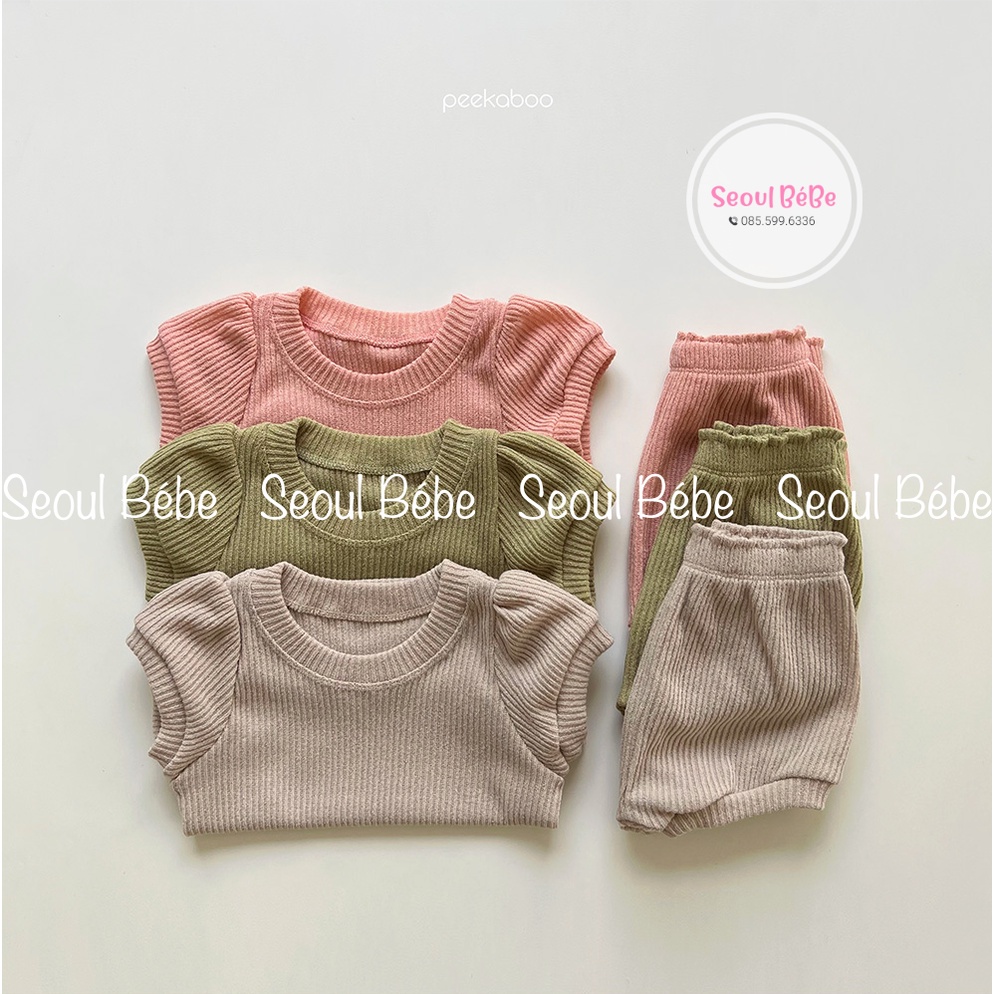 Bộ Romance hãng Peekaboo cho bé 8-19kg hè 2022 (không kèm Turban) | Shopee Việt Nam