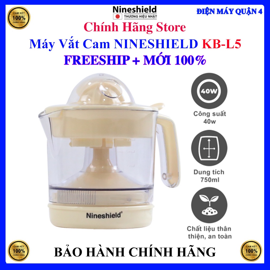 Máy Vắt Cam NINESHIELD KB-L5, Bảo hành chính hãng | Shopee Việt Nam