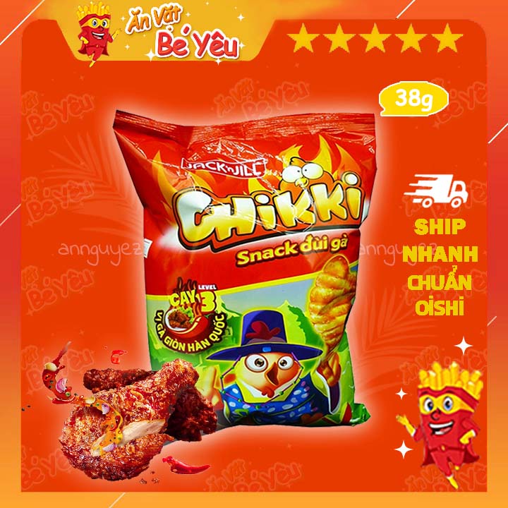 Bim bim snack chikki gà giòn cay Hàn Quốc 32g | Shopee Việt Nam