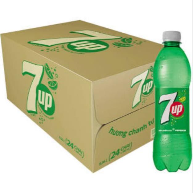 Thùng 24 chai nước ngọt 7 Up vị chanh 390ml | Shopee Việt Nam