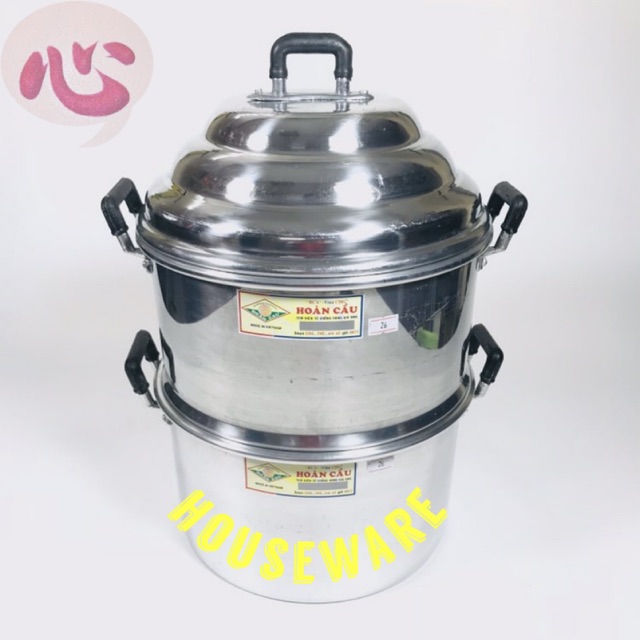 BỘ CHÕ HẤP XÔI NHÔM ( HOÀN CẦU ) SIZE 22 ,24 , 26 , 28 , 30 , 32cm | Shopee Việt Nam