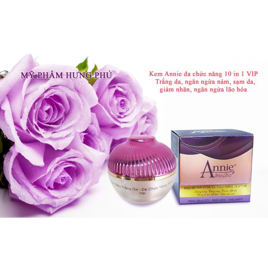 Kem dưỡng trắng da, đa chức năng 10 in 1 VIP Annie saieho | Shopee Việt Nam