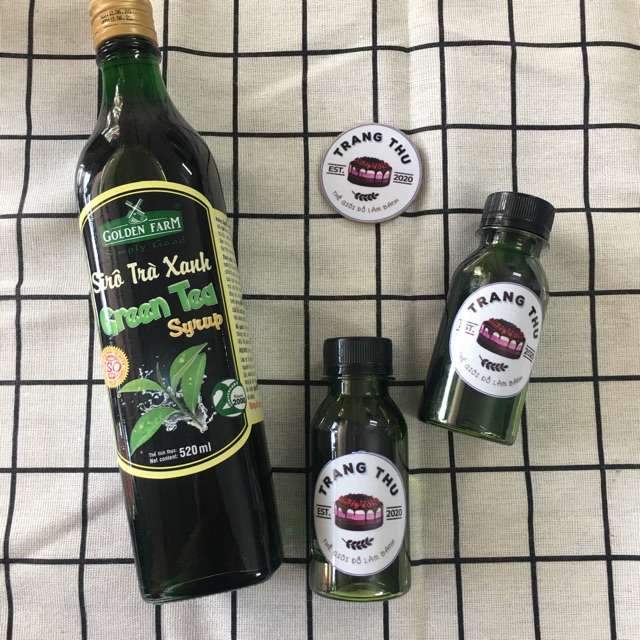 Syrup Trà xanh Golden Farm 520ml | Shopee Việt Nam