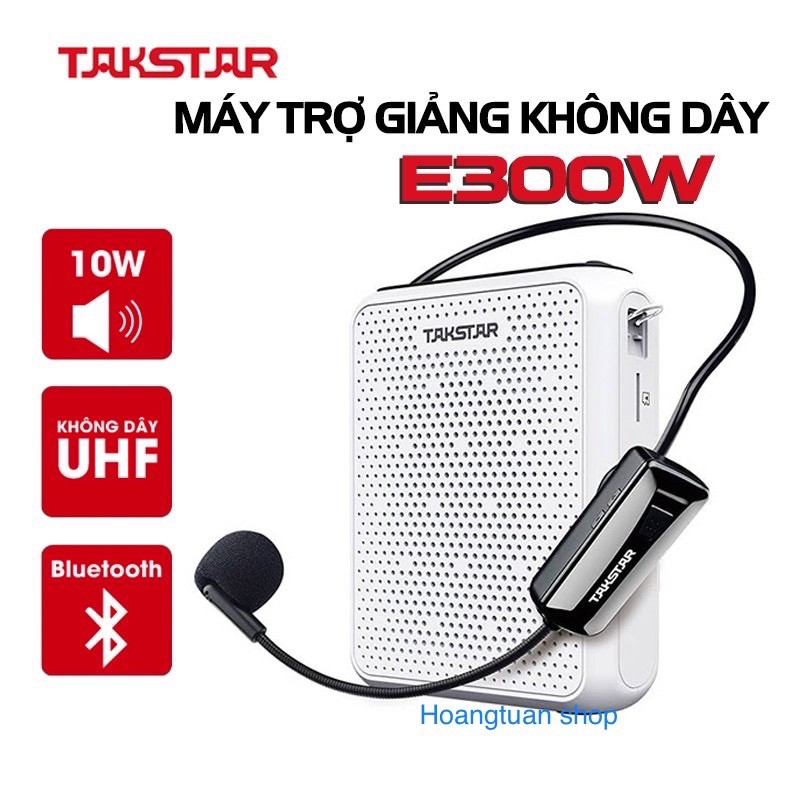 MÁY TRỢ GIẢNG TAKSTAR E300w (mic không dây UHF). | Shopee Việt Nam
