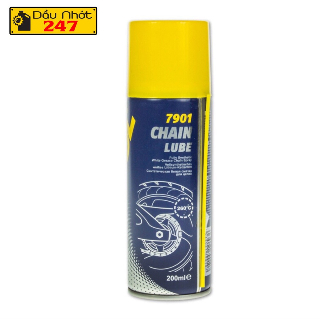 Chai xịt dưỡng sên Mannol 7901 Chain Lube 200ml | Shopee Việt Nam