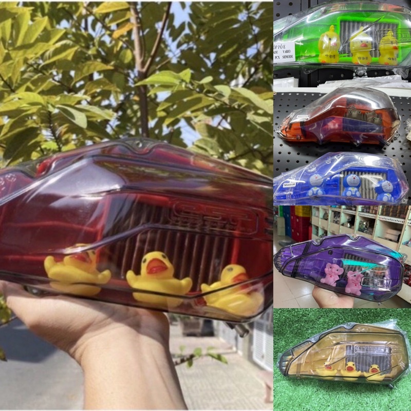 Combo Ốp Pô E + Lọc Gió thép Airblade 2016/2021 Vario 2018/2021 Shmode ...