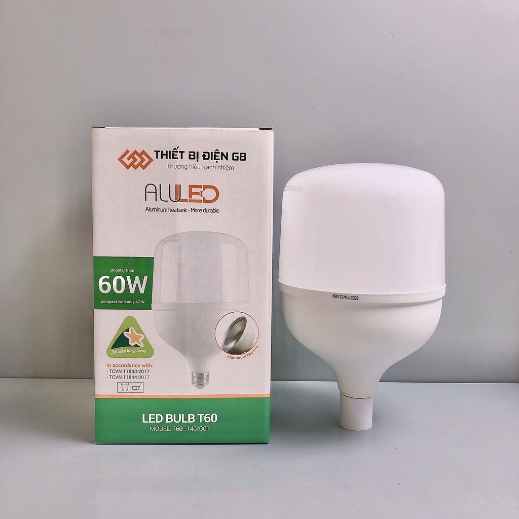 Bóng đèn LED 60W 50W 40W G8 siêu sáng tiết kiệm điên , LED BULB trụ ...