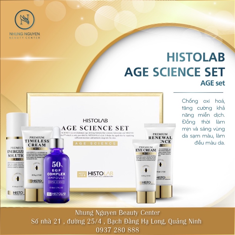 Set Lão Hoá 50% AGE SCINECE HISTOLAB | Shopee Việt Nam