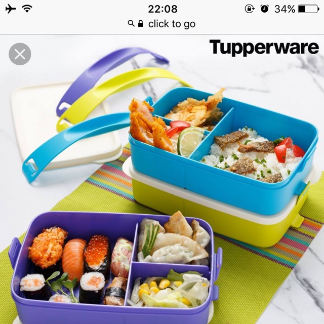 Hộp cơm Click to go Tupperware | Shopee Việt Nam