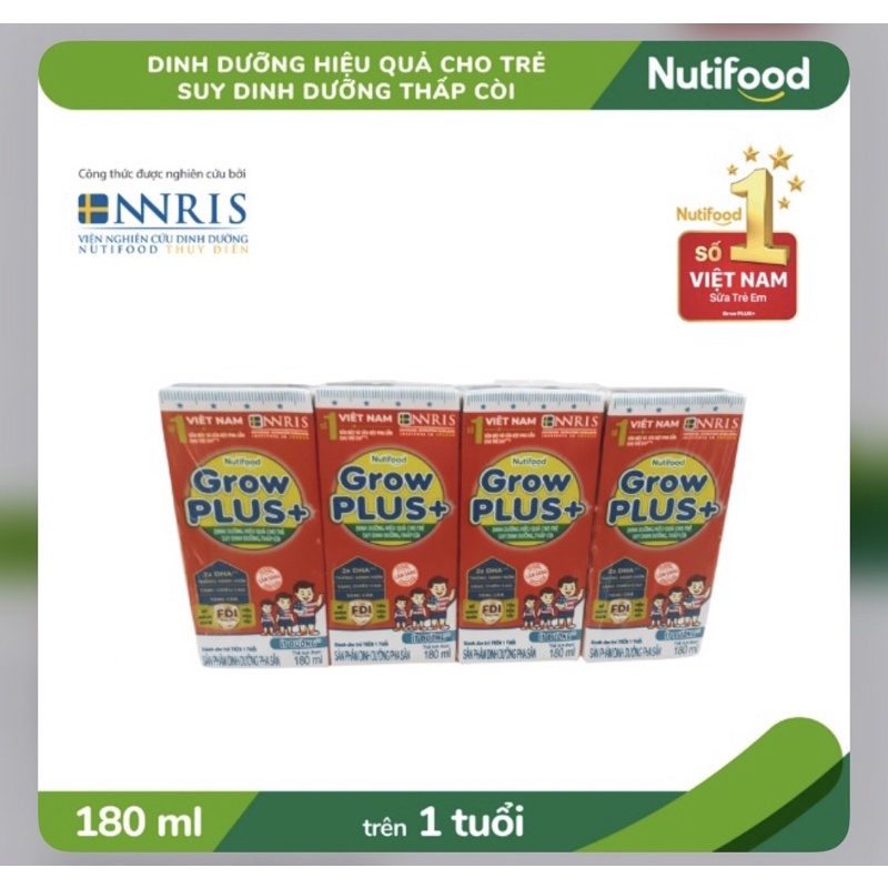 SBPS Grow Plus+ Ít đường 180ml | Shopee Việt Nam