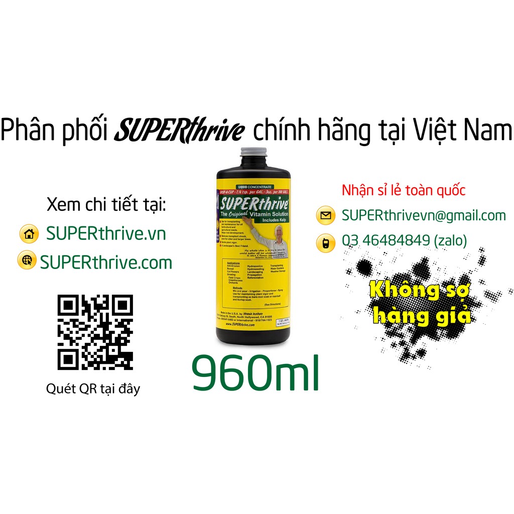 Kích thích tăng trưởng SUPERthrive 960ml | Shopee Việt Nam