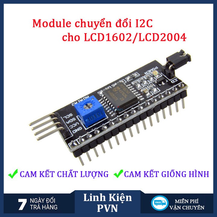 Module Chuyển Đổi I2C Cho LCD1602 và LCD2004 | Shopee Việt Nam