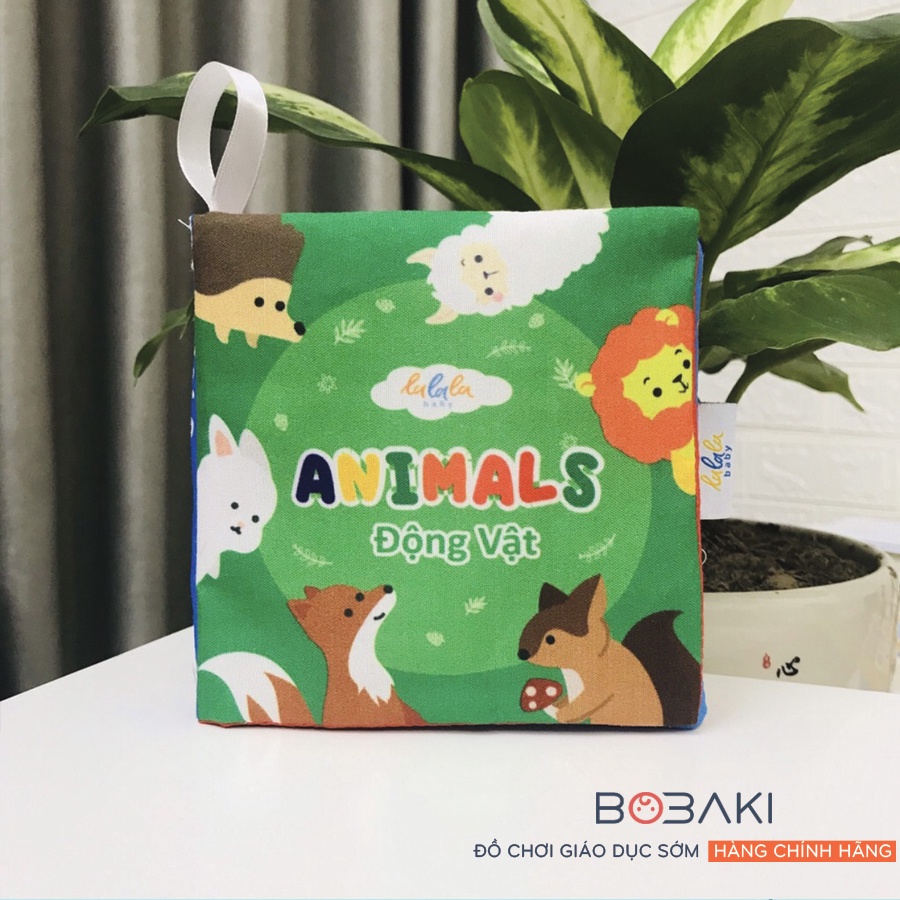 Sách vải cho bé sách tương tác kích thích thị giác cho trẻ sơ sinh 8 ...