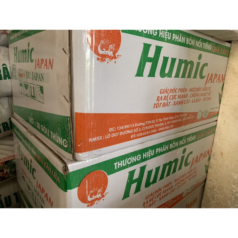 Humic japan thương hiệu của quả cầu lửa (1kg) | Shopee Việt Nam