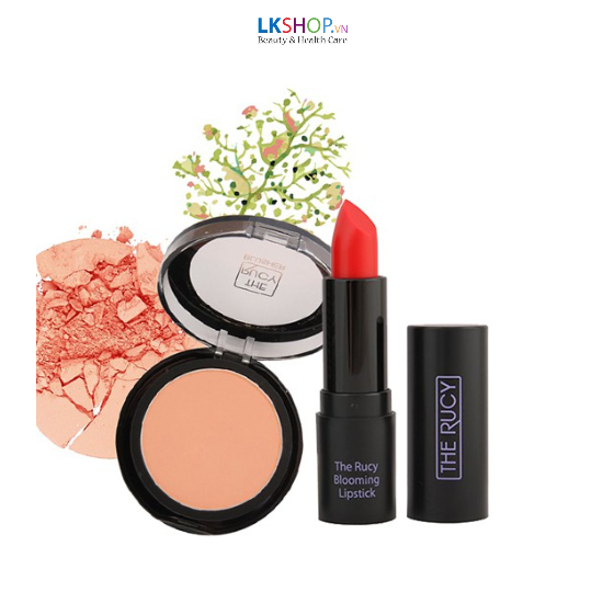 [CHÍNH HÃNG HÀN QUÔC] Combo Trang Điểm (Phấn Má Hồng Cao Cấp The Rucy ...