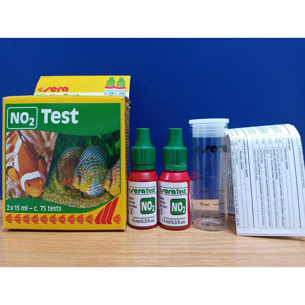 Test kiểm tra khí độc NO2 cho ao tôm, ao cá - Test NO2 Sera - Test ...