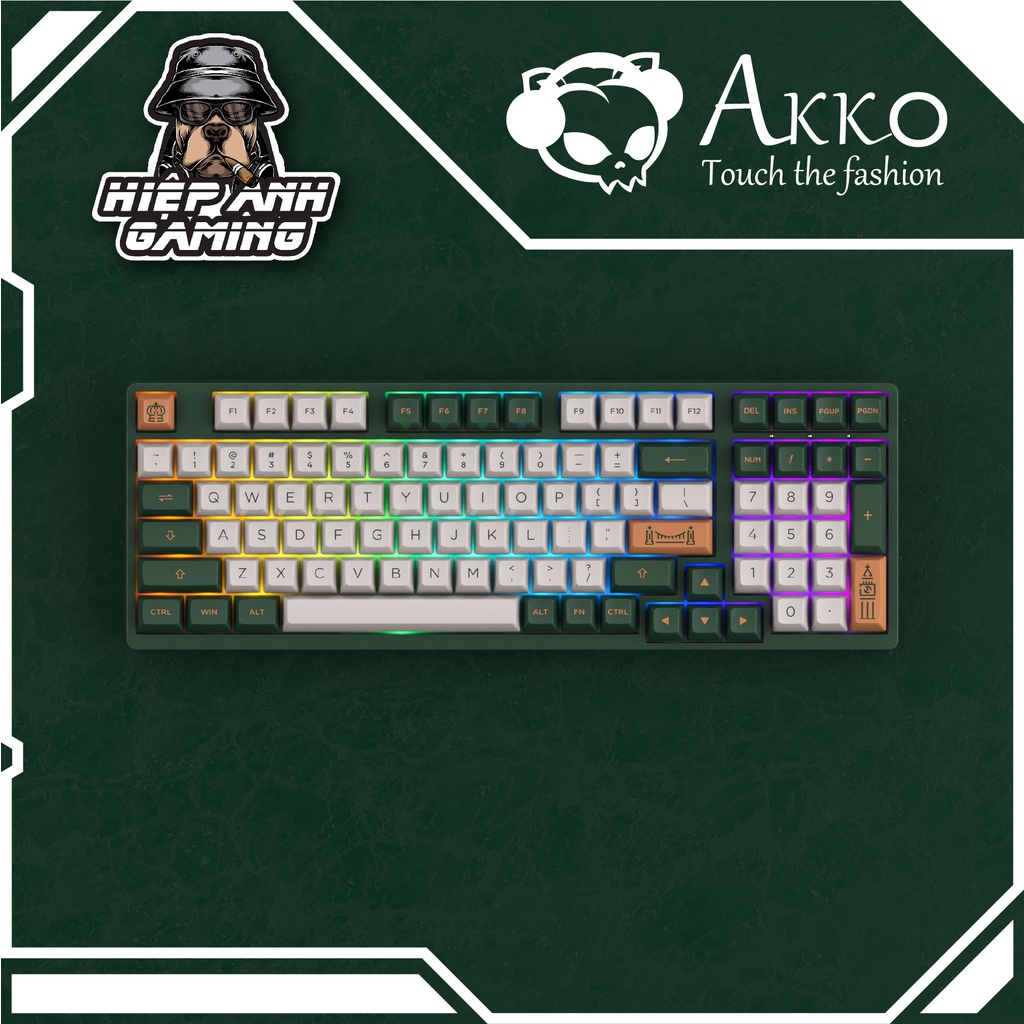 Bàn phím cơ AKKO 3098N Multi-modes World Tour London | Hàng chính hãng ...