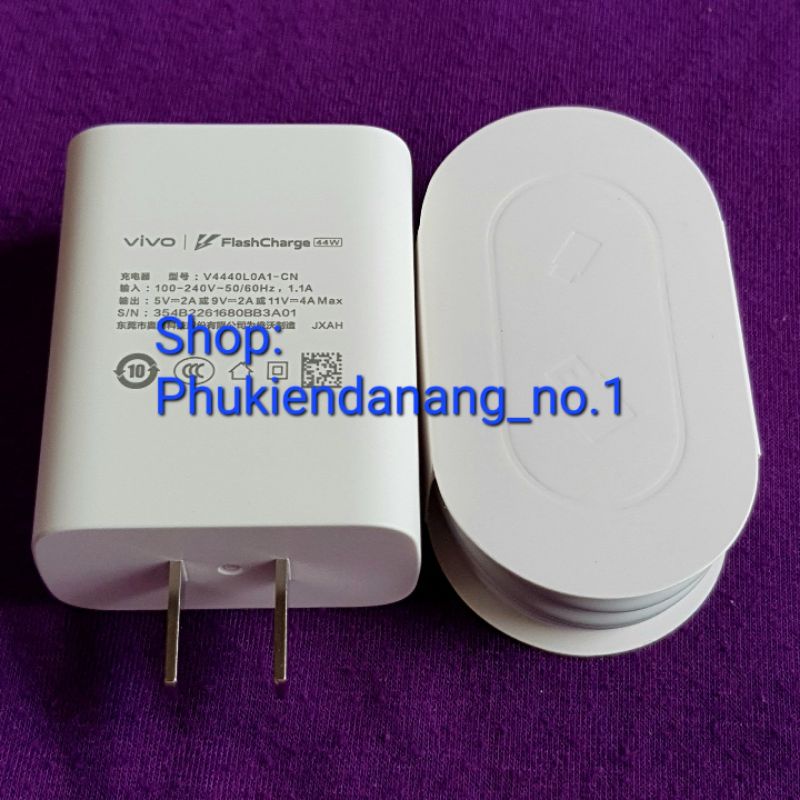BỘ SẠC NHANH 44W VIVO V23, V23E, V25, V25E, V29e, V30e, Y28, Y29, Y35, Y36, Y55, X70 PRO, IQOO ...