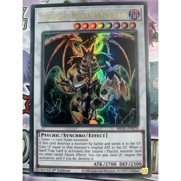 bài yugioh: thought ruler archfiend | Shopee Việt Nam