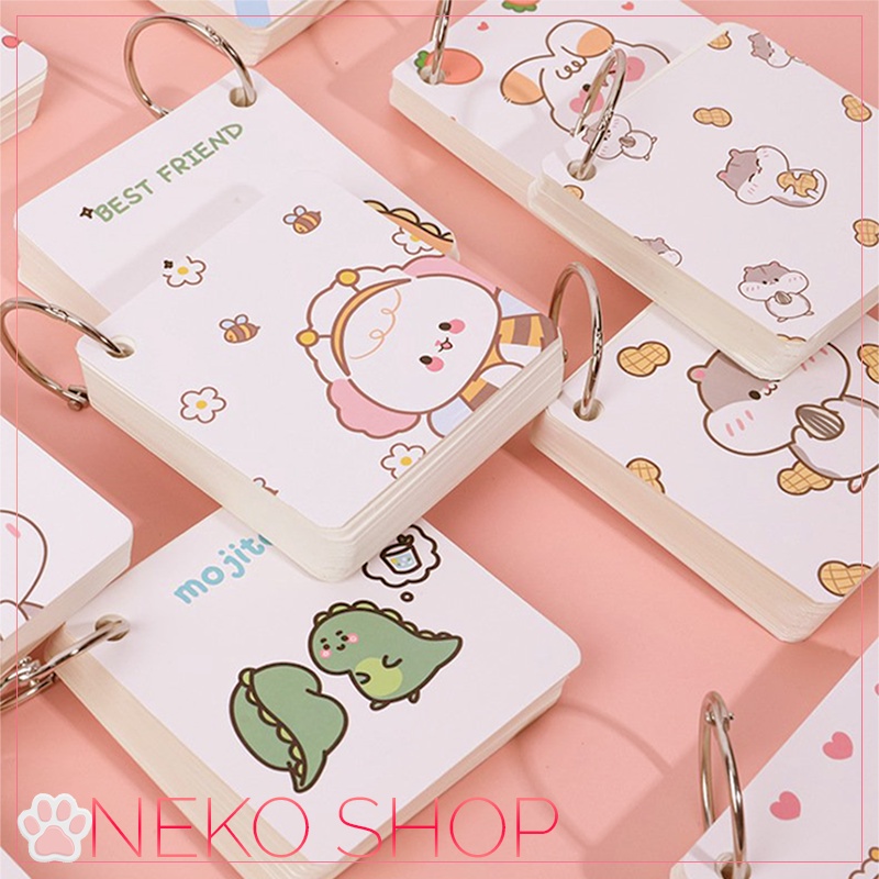 Giấy Nhớ FlashCard Dễ Thương 7x7 (80 Tờ) | Shopee Việt Nam