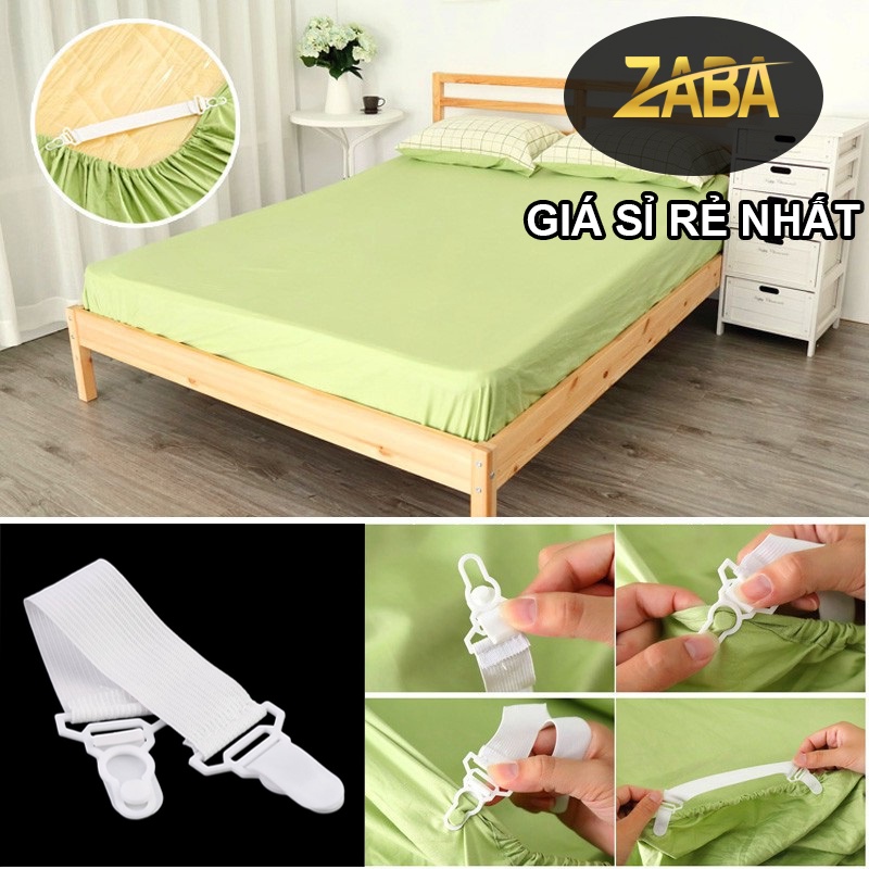Set 4 Dây Kẹp Cố Định Giữ Ga Trải Giường Drap Chống Trượt Co Giãn Đầu ...
