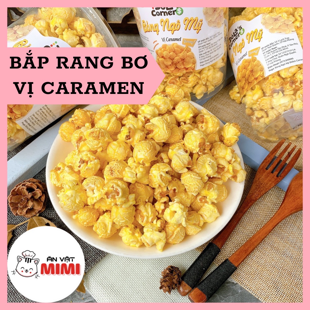 Bắp rang bơ vị Caramen Mimi | Đồ ăn vặt Hà Nội | 120g | Shopee Việt Nam