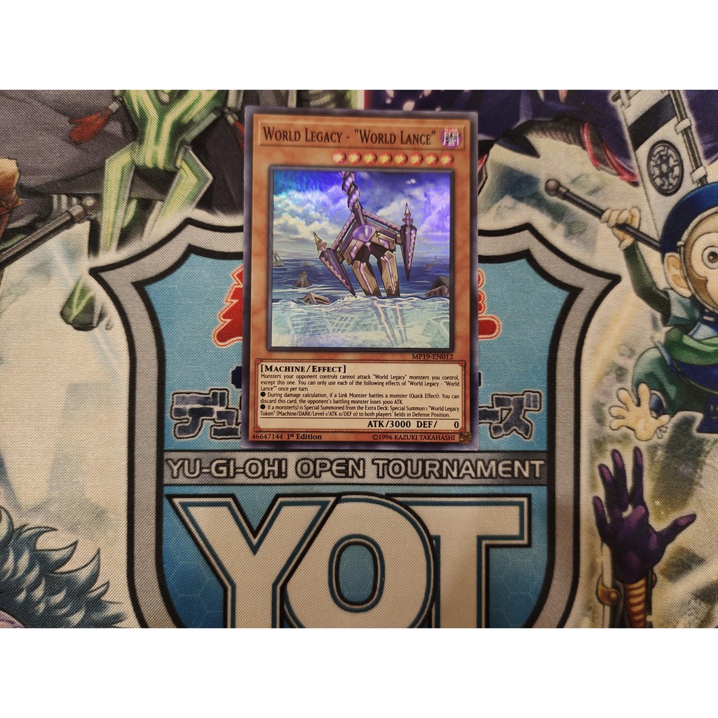 Thẻ bài Yugioh chính hãng World Legacy - World Lance - MP19-EN012 ...