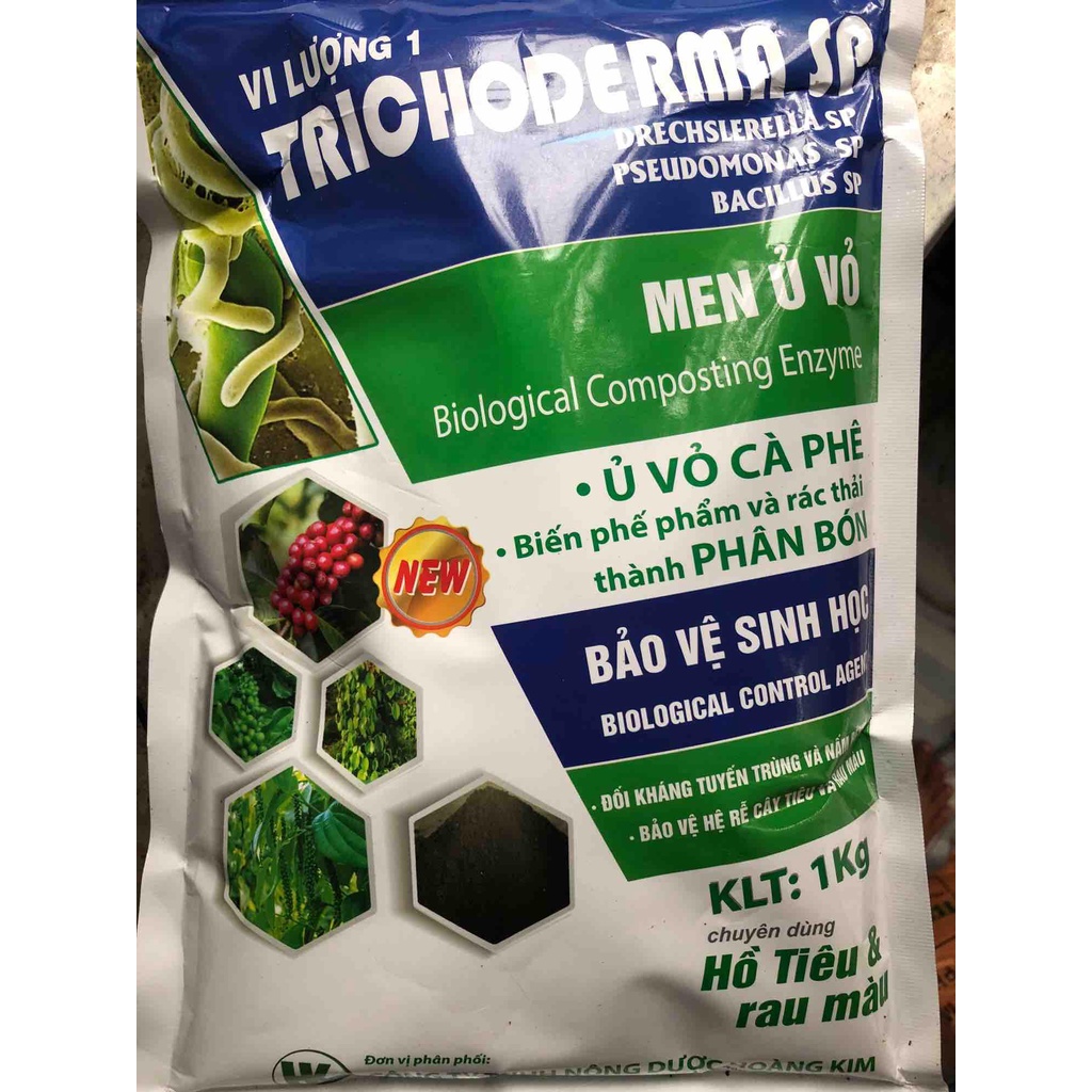 nấm đối kháng Chế Phẩm Men Vi Sinh NẤM trichoderma Dùng Ủ Phân Và Xử Lý ...