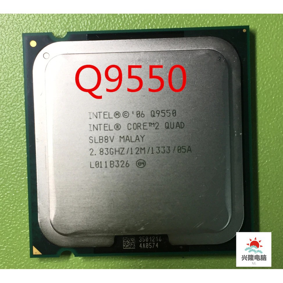 Chip máy tính CPU Intel Core 2 Quad Q9550 2.83GHz, 12MB L2 Cache, - q ...