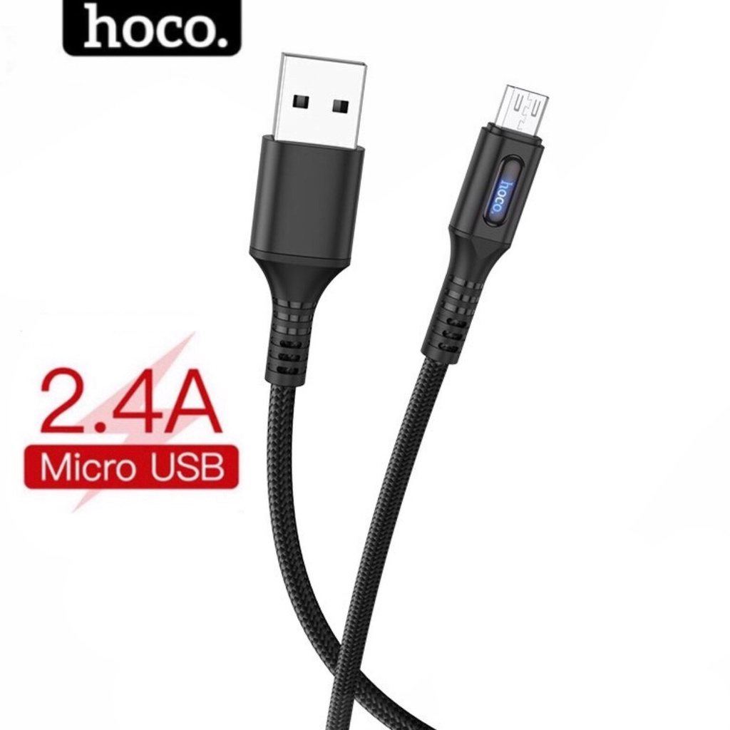 Dây sạc micro usb HOCO andoird - Cáp bọc dù dùng cho xiaomi samsung ...