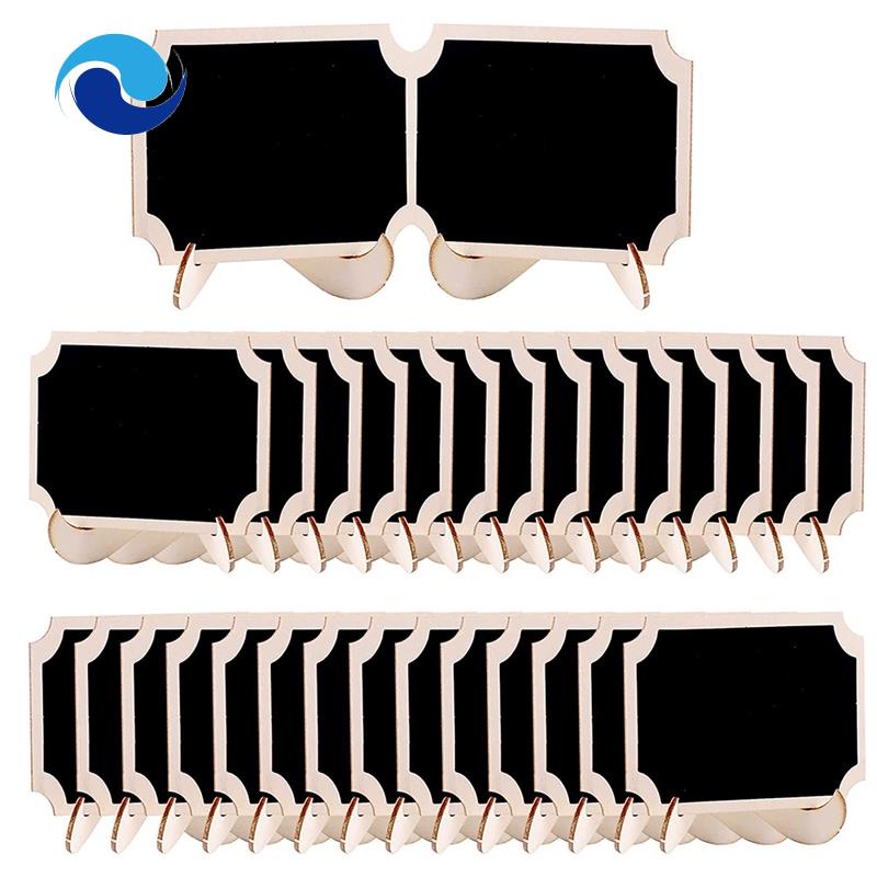 30Pcs Mini Chalkboard Sign Food Labels for Party Buffet, Wooden Small ...